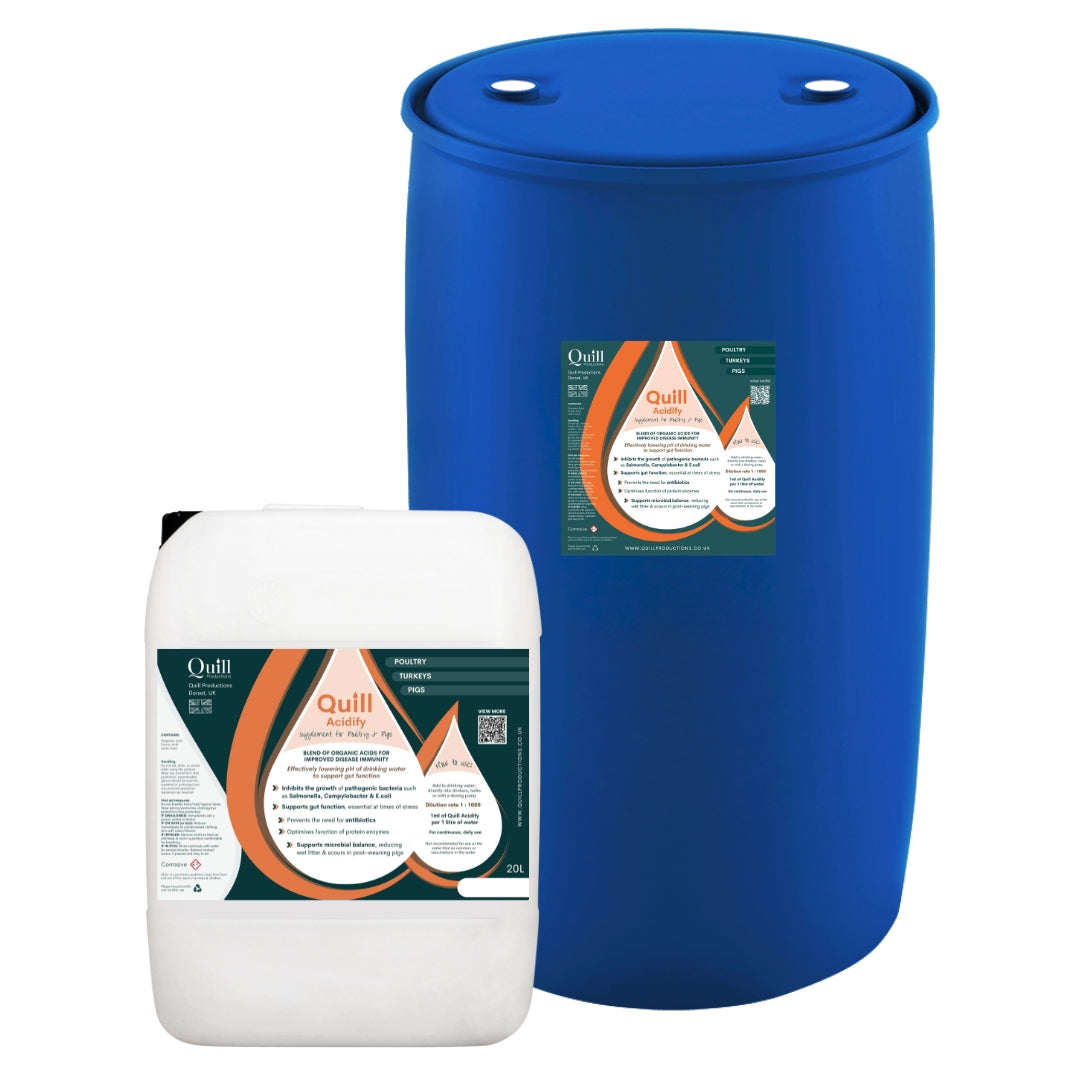 Quill Acidify Organic Acid Premix Supplement for Pigs & Poultry – Quill ...