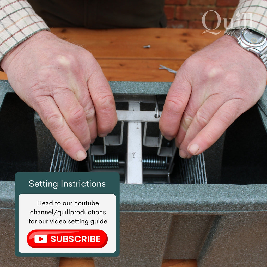 Quill 150 Spring Trap | Rapid Head Kill Trap | For killing Stoats ...