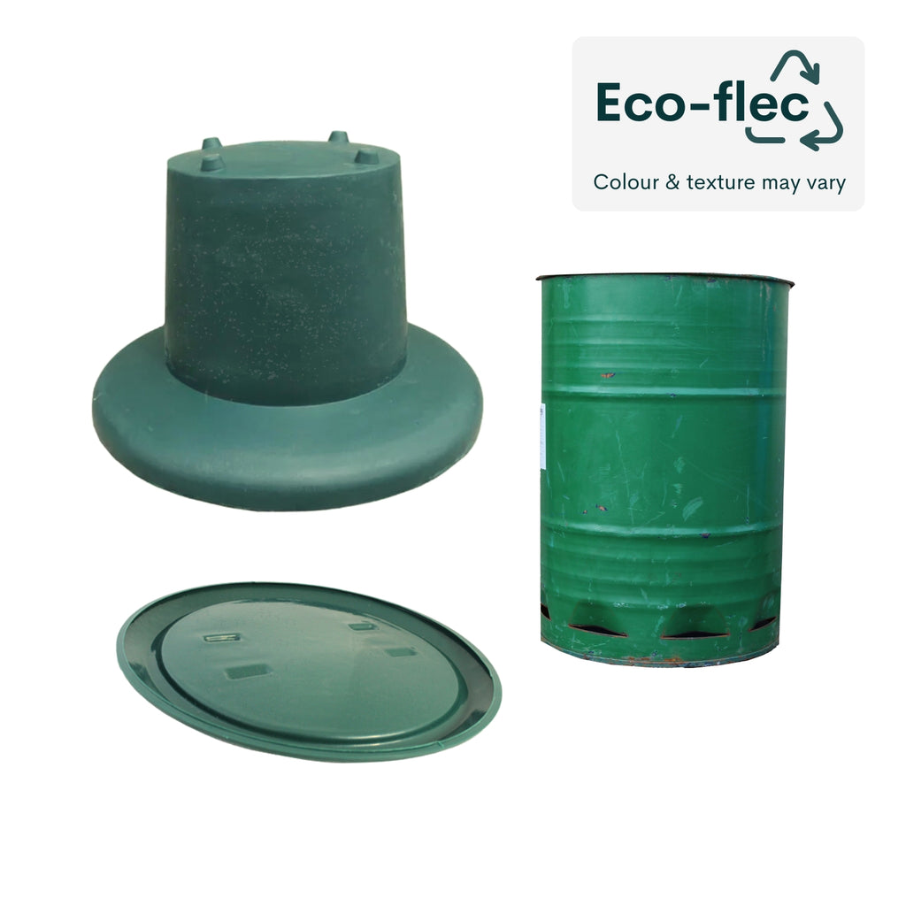 Pheasant & Poultry Feeder | Feed Bin Kit | Convert Drum to Feeder ...