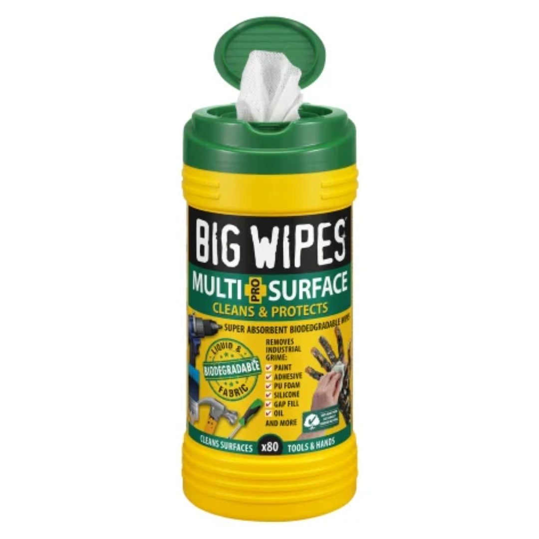 Multi-Surface PRO+ Bio Wipes (Tub 80) – Quill Productions