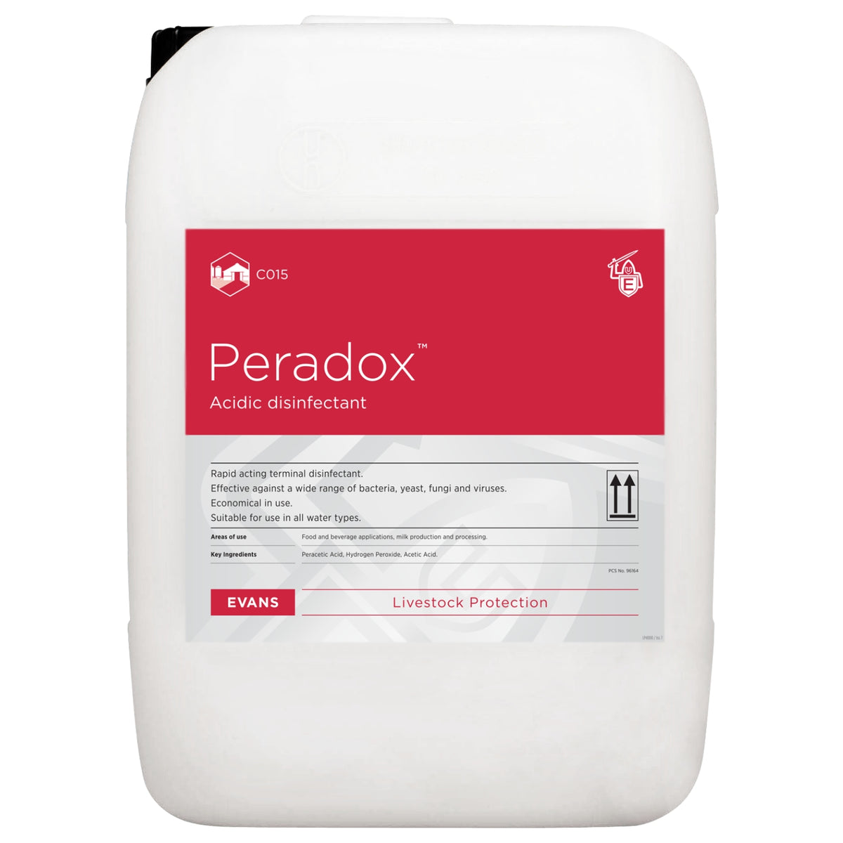 Peradox Acidic Disinfectant Evans Vanodine – Quill Productions