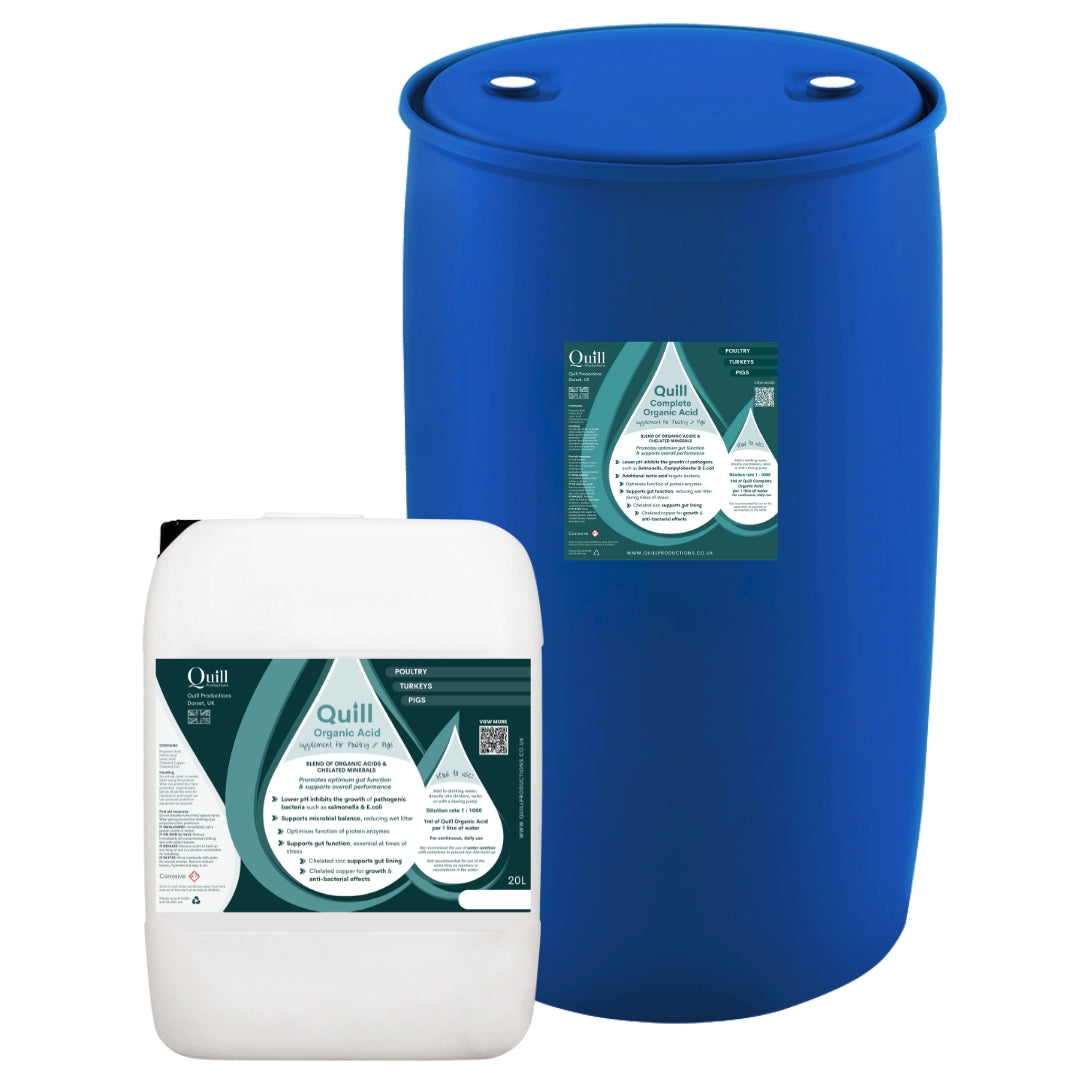 Quill Complete Organic Acid Supplement for Pigs & Poultry – Quill ...