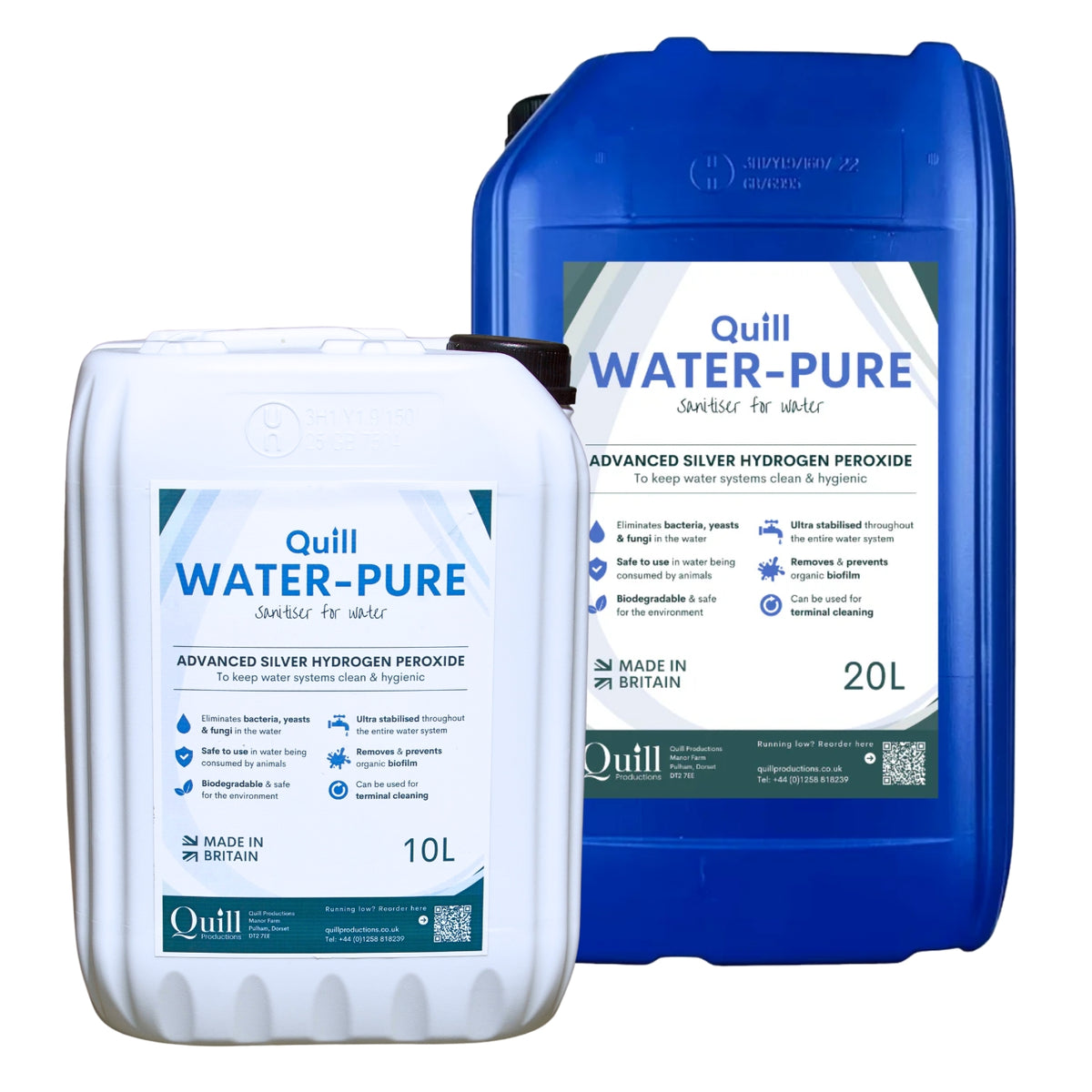 Farming & Gamekeeping Supplies | Water Sanitiser | Quill Water-Pure ...